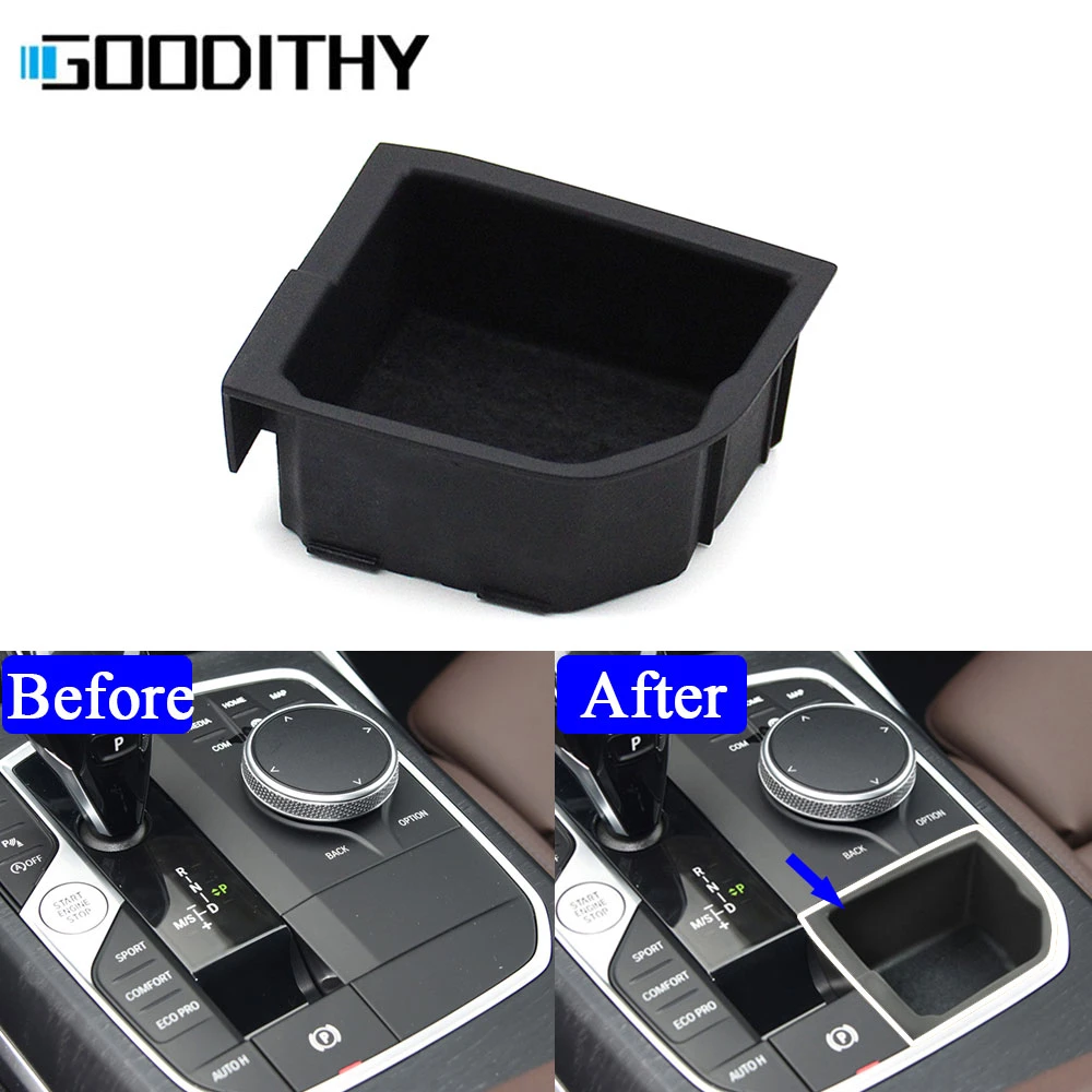 Car Gear Lever Shift Central Console Storage Box For Bmw 2 3 4 X3 X4 X5 ...