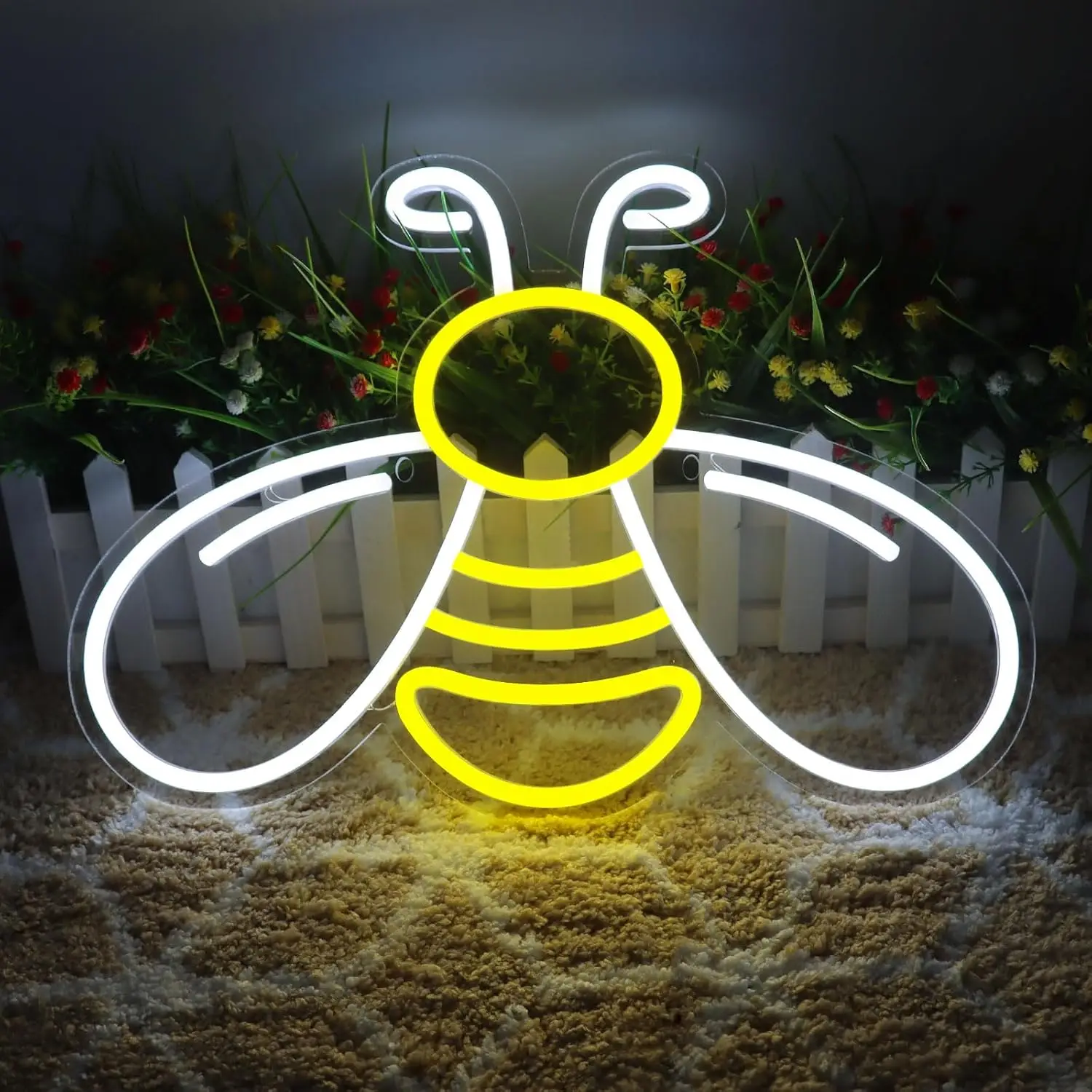Neon-wall-decorations-for-bees-neon-bedroom-LED-lights-for-signs-dimmable-wall-hanging ...