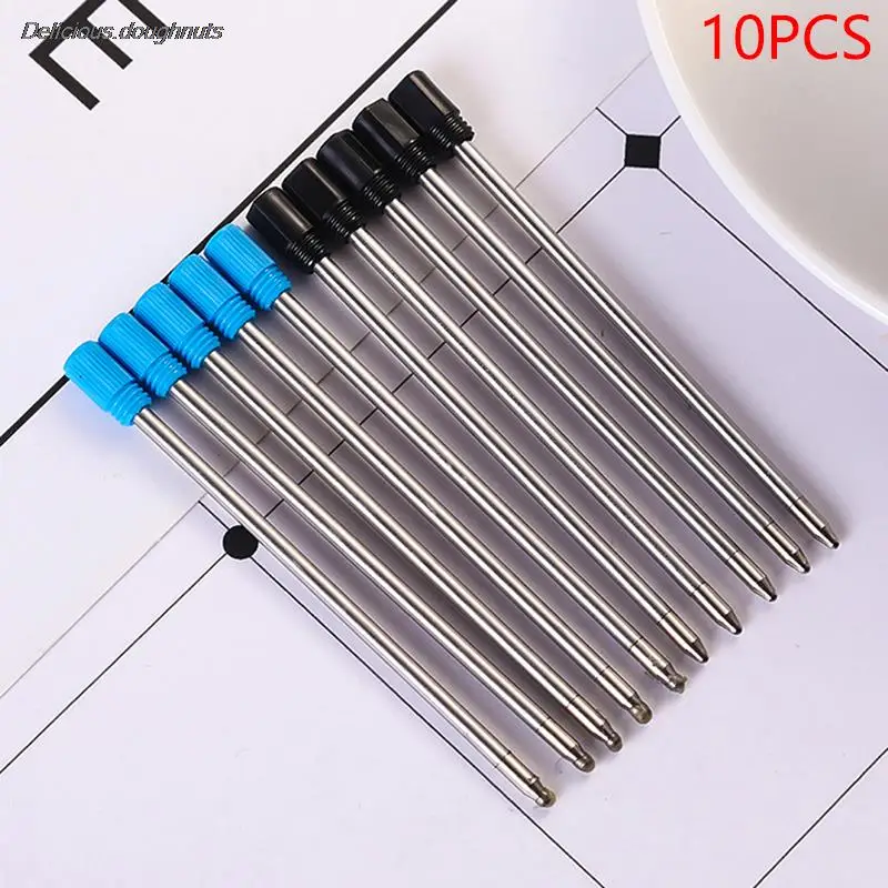10pcs-7cm-0-5mm-Ink-Crystal-Refill-Metal-Roller-Ballpoint-Pen-Refill ...