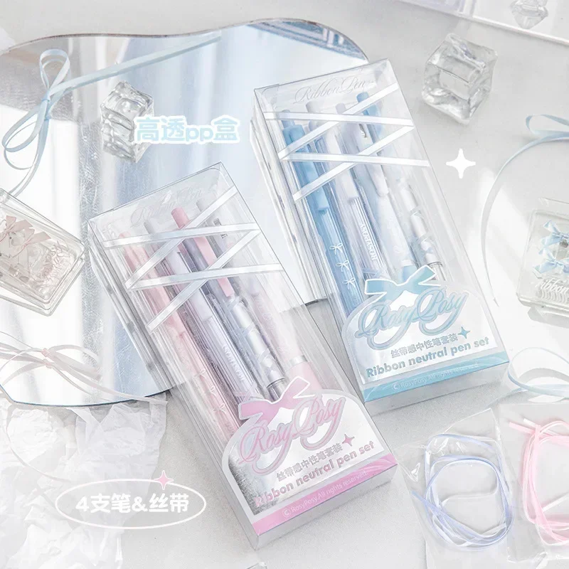 4-unids-caja-pluma-de-Gel-de-la-serie-Sweet-Ballet-para-ni-a-Chic ...