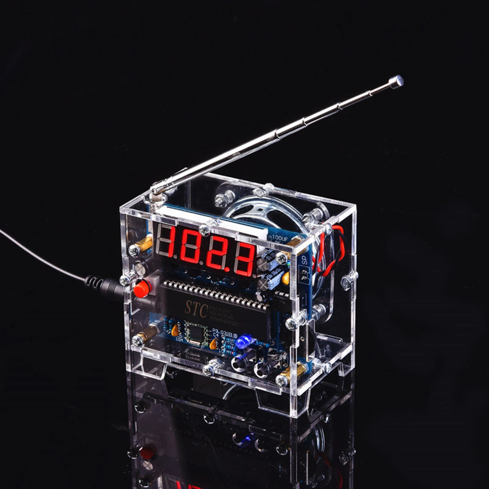 TEA5767-FM-Radio-DIY-Kit-87MHz-108MHz-Digital-Display-FM-Radio-Receiver ...