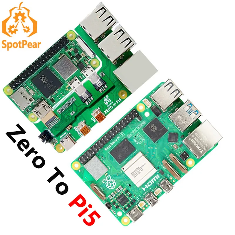 Raspberry Pi Zero to 5 인터페이스 어댑터 2w Pi5 확장 보드 Pi0 - 티몬