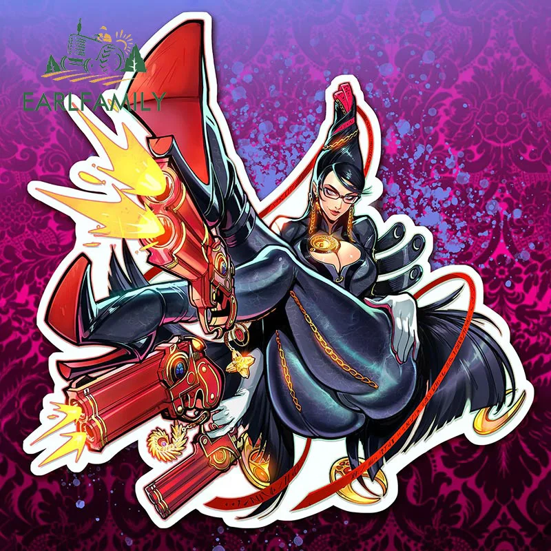EARLFAMILY-13cm-x-12-8cm-for-Bayonetta-Sexy-Waifu-Gun-Fire-Car-Stickers ...
