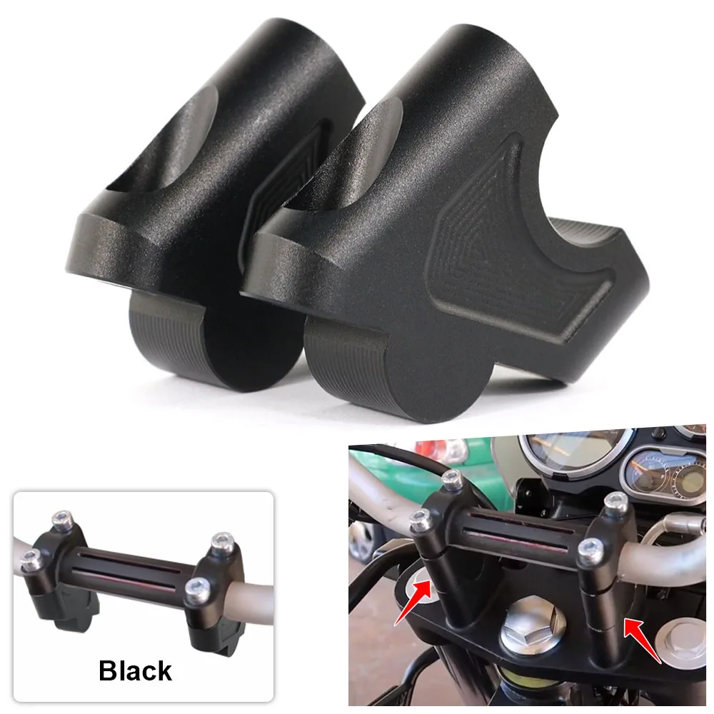 Motorbike-Handlebar-Relocator-Set-Fit-For-Royal-Enfield-Himalayan-scram ...