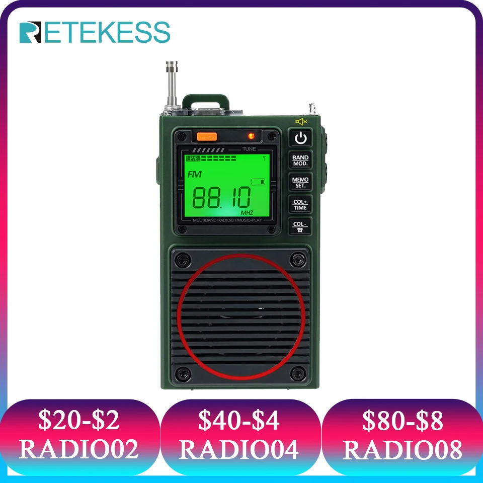 Retekess-TR111-Radio-FM-Portable-Radios-AM-FM-Mini-Ham-Radio-Shortwave ...
