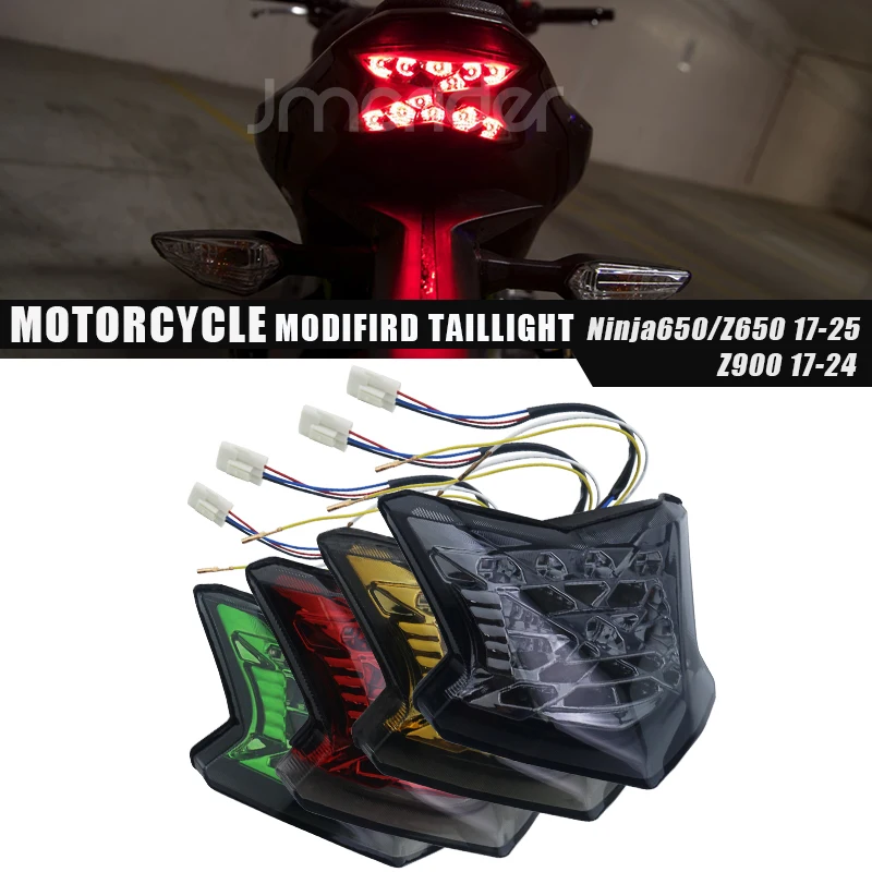 For Kawasaki Z650 Z900 NINJA 650 2017-2024 LED Integrated Tail Brake ...