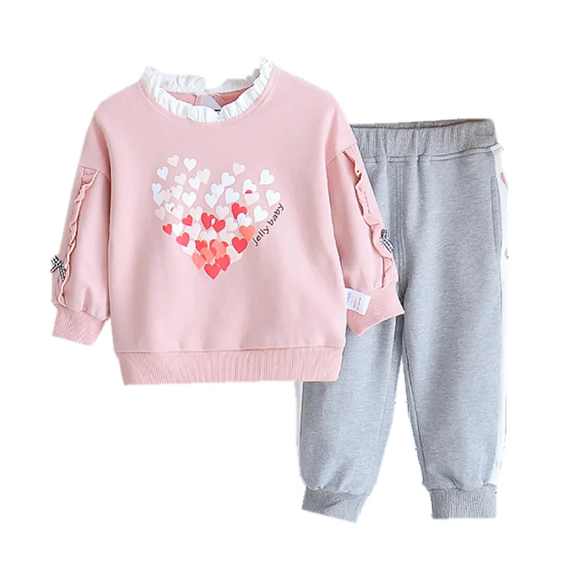 New-Autumn-Baby-Girl-Clothes-Suit-Children-Fashion-T-Shirt-Pants-2Pcs ...