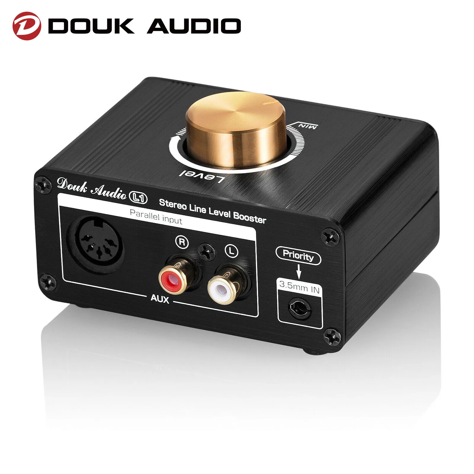 Douk Audio L1 Mini Stereo Line Level Booster Audio Signal Amplifier ...