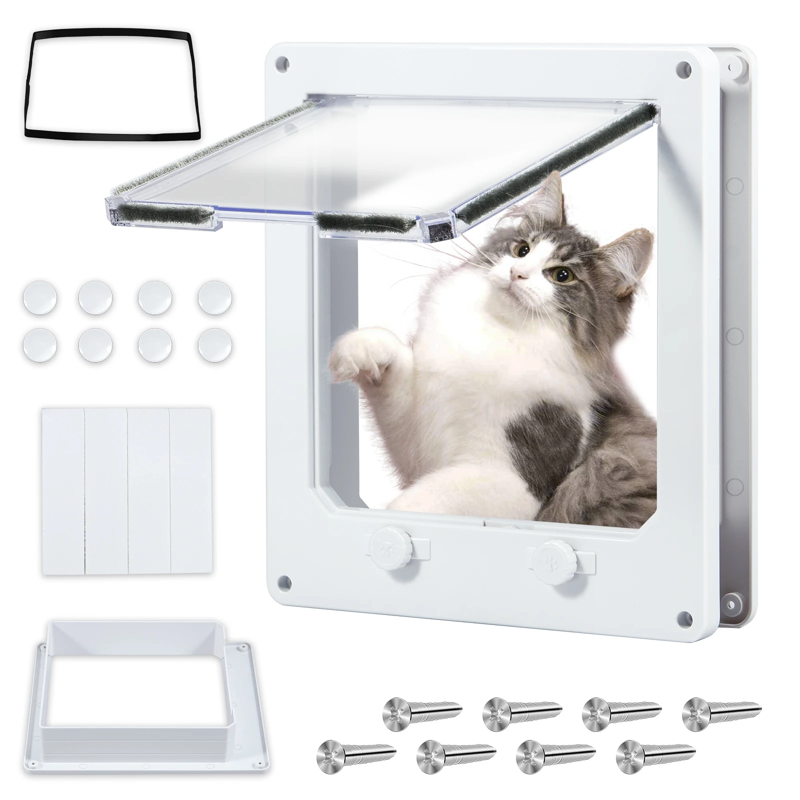 Pet-Safe-Interior-Cat-Door-Indoor-Pet-Flap-for-Cat-Litter-Box-Pet ...