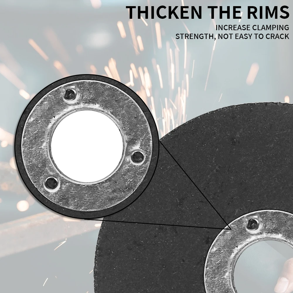 Meule de 2 pouces, disque de coupe en résine, feuille de coupe émeri ...