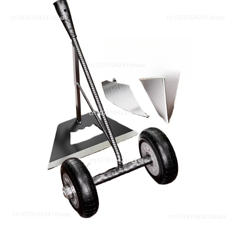 Two-wheel push hoe, multi-functional three-in-one weeding, loosening ...