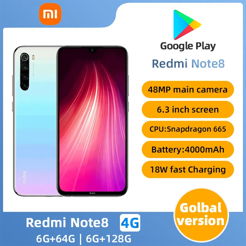 xiaomi-redmi-note-8-4G-Unlocked-128G-All-Colours-Good-Condition-used ...