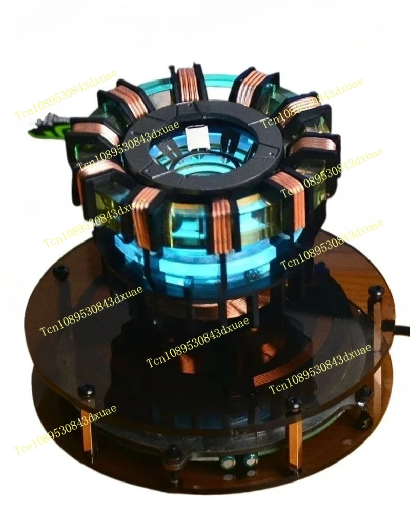 Magnetic levitation Iron Man reactor figurine office desktop creative ...