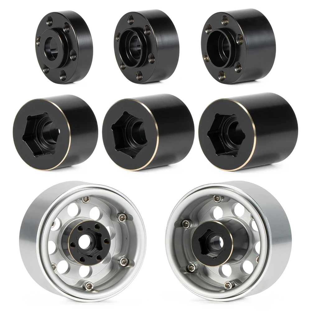 Pesos-de-bronze-Roda-Hub-Hex-Ampliar-Adaptador-1-9-2-2-Beadlock-Rodas-1 ...