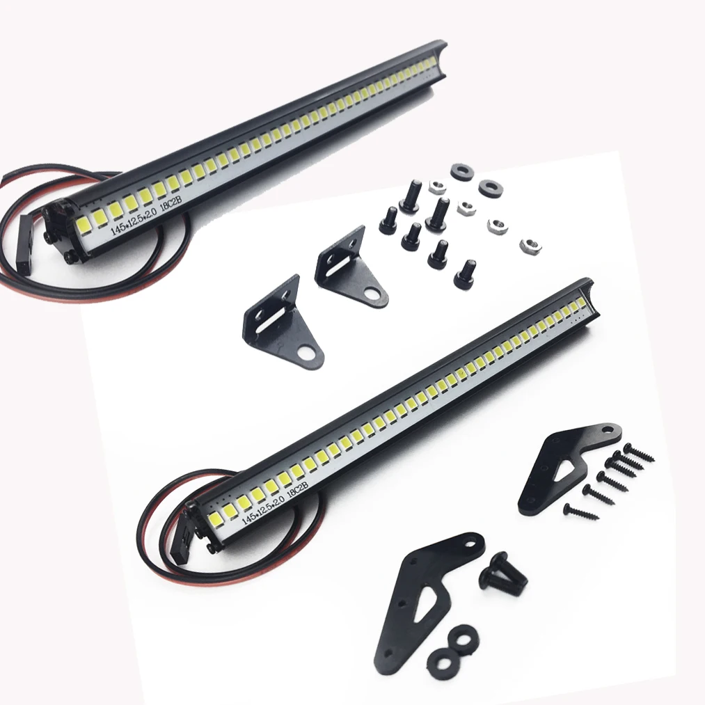 36-LED-Light-Bar-Roof-Lamp-Lights-For-Axial-SCX10-90046-D90-Traxxas ...