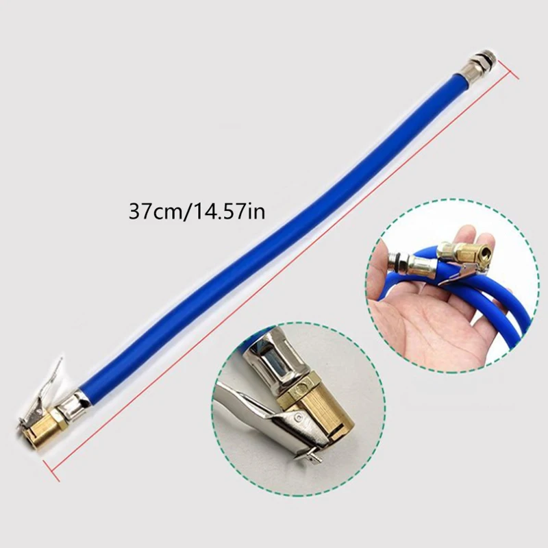 Air Tyre Inflator Pressure Car Auto Tire Hose Pump Gauge Hose Connector ...