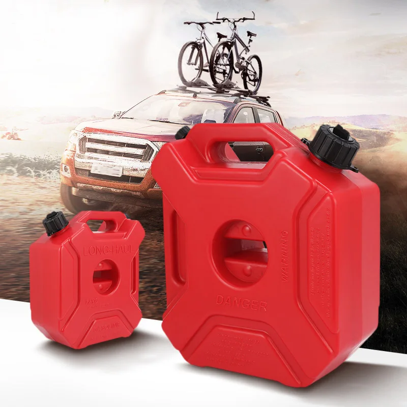 3L-5L-Portable-Fuel-Tank-Red-Gas-Cans-Spare-Petrol-Plastic-Tanks-Mount ...