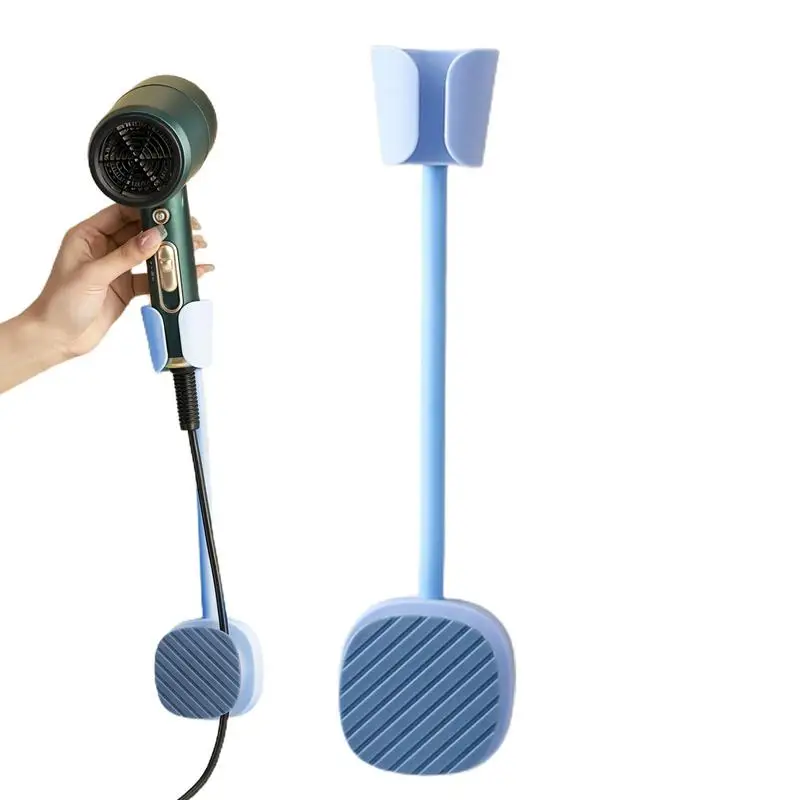 Hair-dryer-holder-Bathroom-organizer-Wall-mount-stand-Hands-free-Cable ...