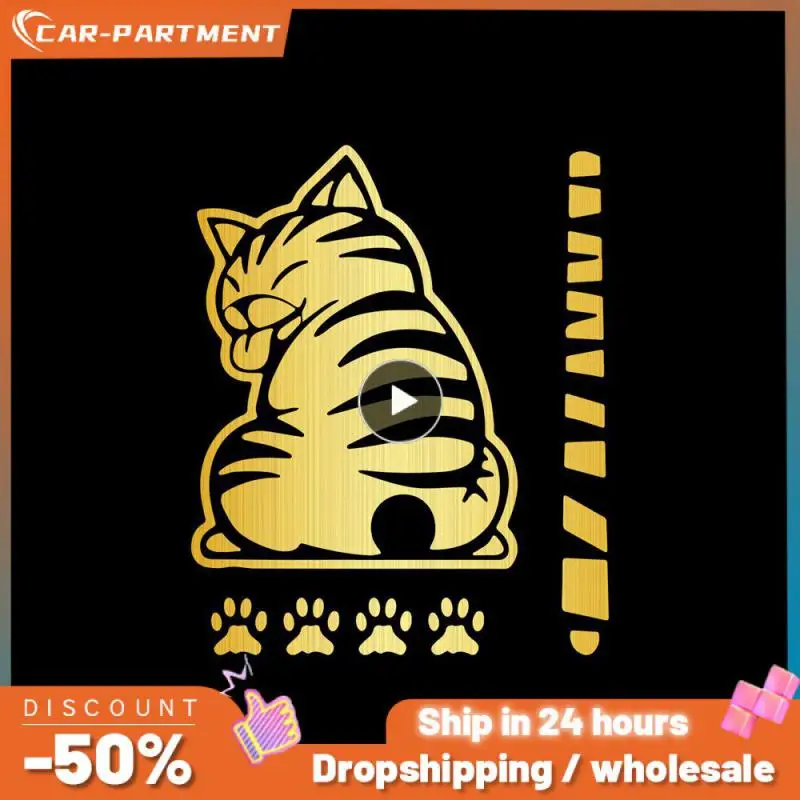 NEW-Car-Rear-Windshield-Reflective-Wiper-Sticker-Wagging-Tail-Cat ...