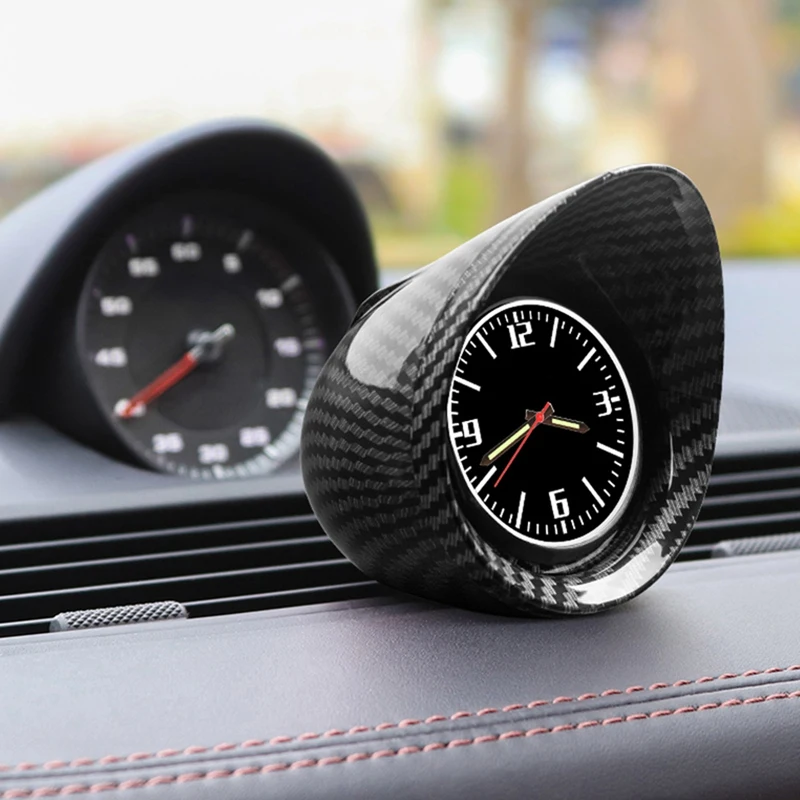 Electronic-Quartz-Watch-Car-Interior-Dashboard-Ornament-Clock-Universal ...