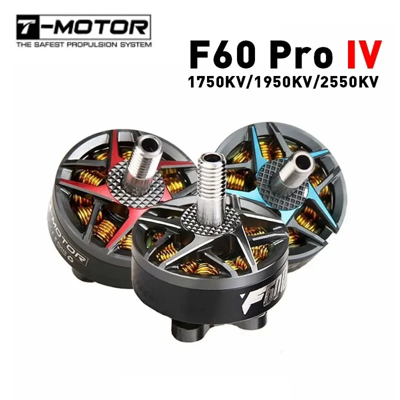 T-Motor F60 Pro IV IIII 2207 1750KV 1950KV 2550KV 4-6S Brushless Motor ...