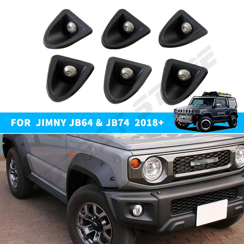for-Suzuki-Jimny-JB74-2019-2020-2021-2022-2023-Fender-Flares-Trim-24PCS ...
