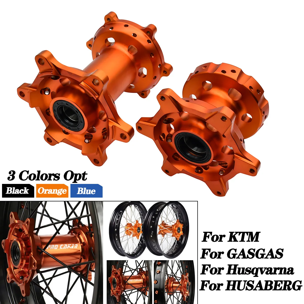 Motocross-CNC-Machined-36-Holes-Front-And-Rear-Wheel-Hub-For-KTM-SX-SX ...