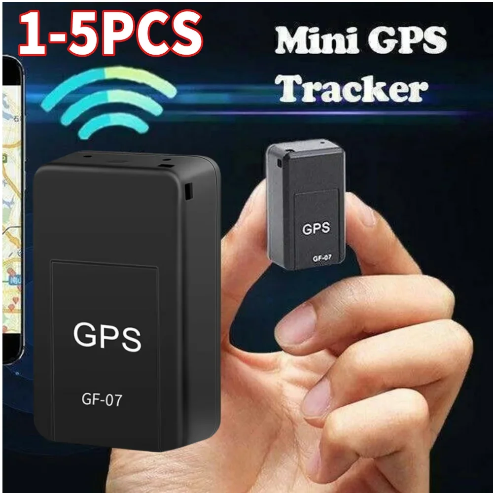 1-5PCS GF07 Tracker Magnetic Mini GPS Locator Device Anti Theft Anti ...
