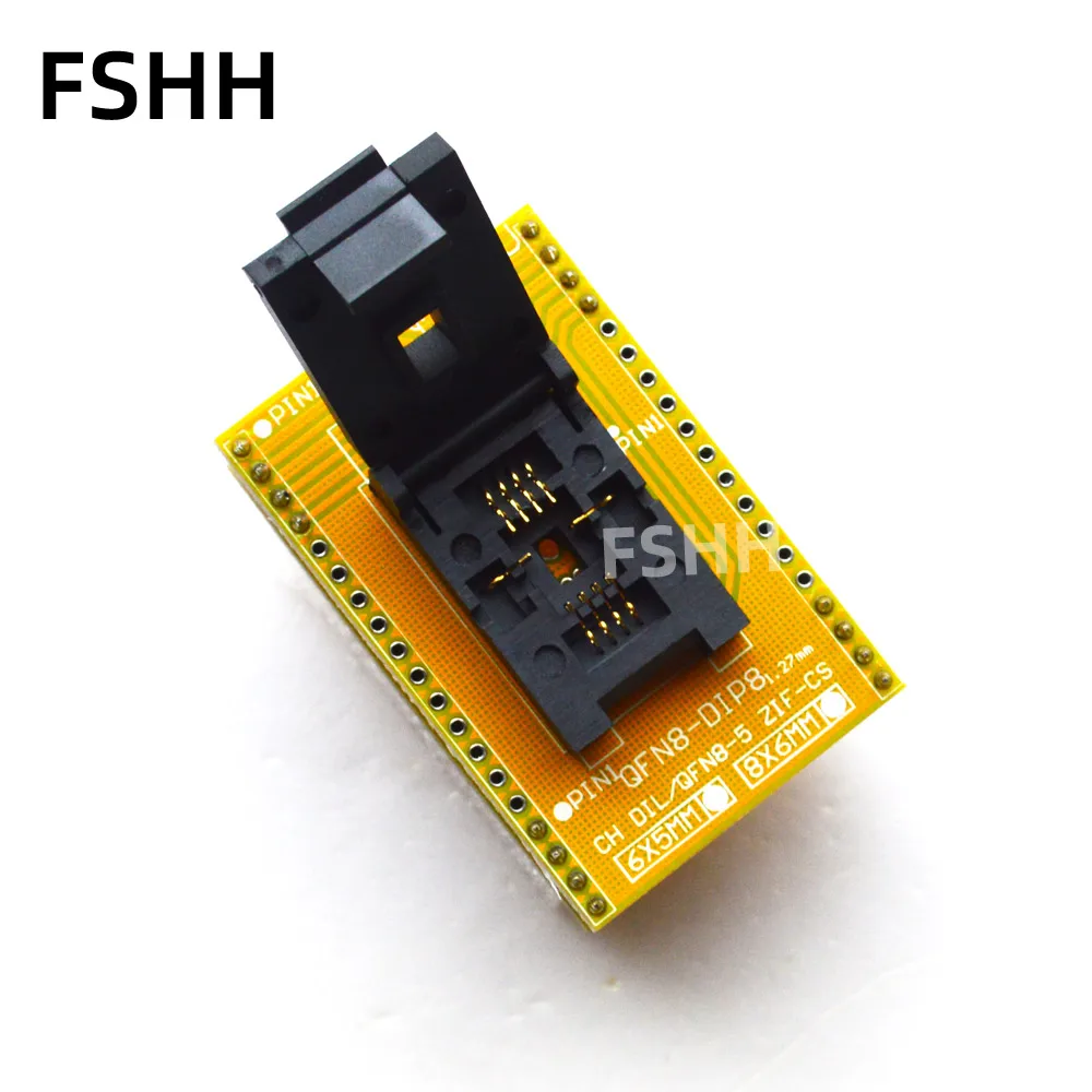 QFN8 to DIP8 Programmer Adapter WSON8 DFN8 MLF8 to DIP8 socket for ...