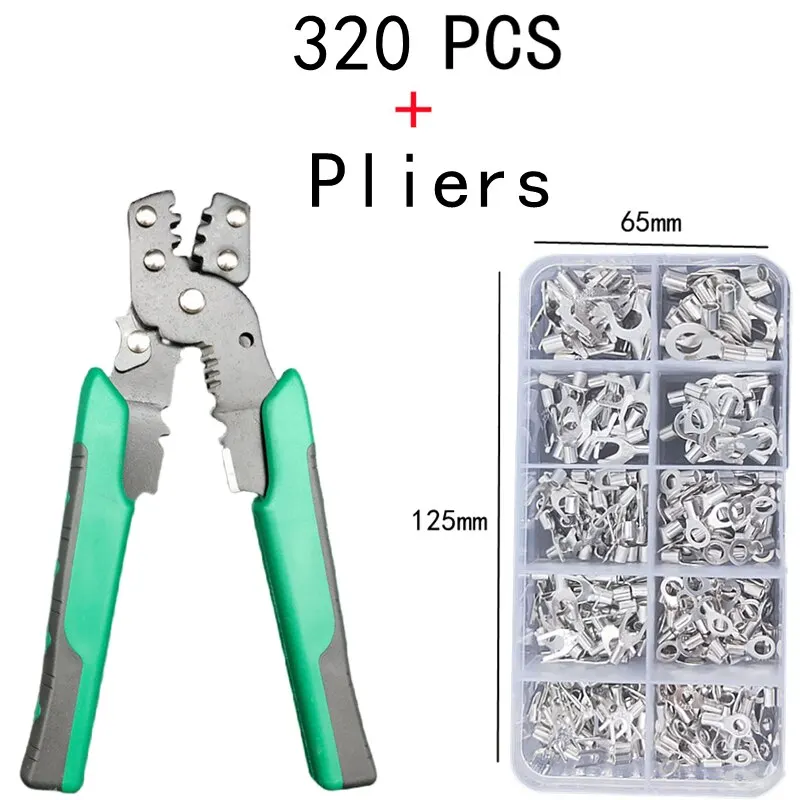 320pcs-Crimp-Terminal-Kit-with-Electrical-Connector-U-O-Splicing ...