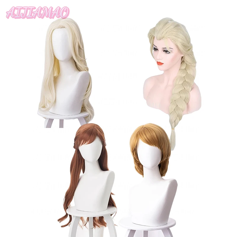 Elsa-Anna-Kristoff-Wigs-Snow-Queen-Princess-Cosplay-Wig-Heat-Resistant ...