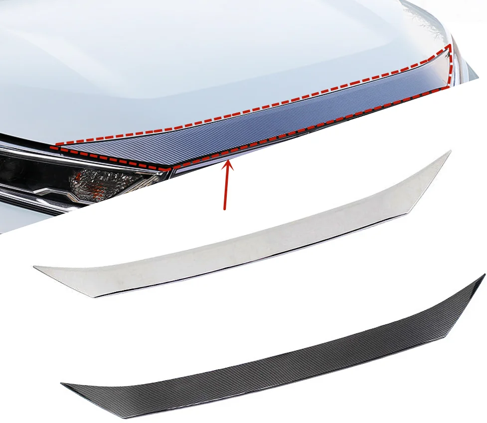 Abs Chrome Front Engine Trim For Toyota Rav4 Rav 4 2019 2020 2021 2022 ...