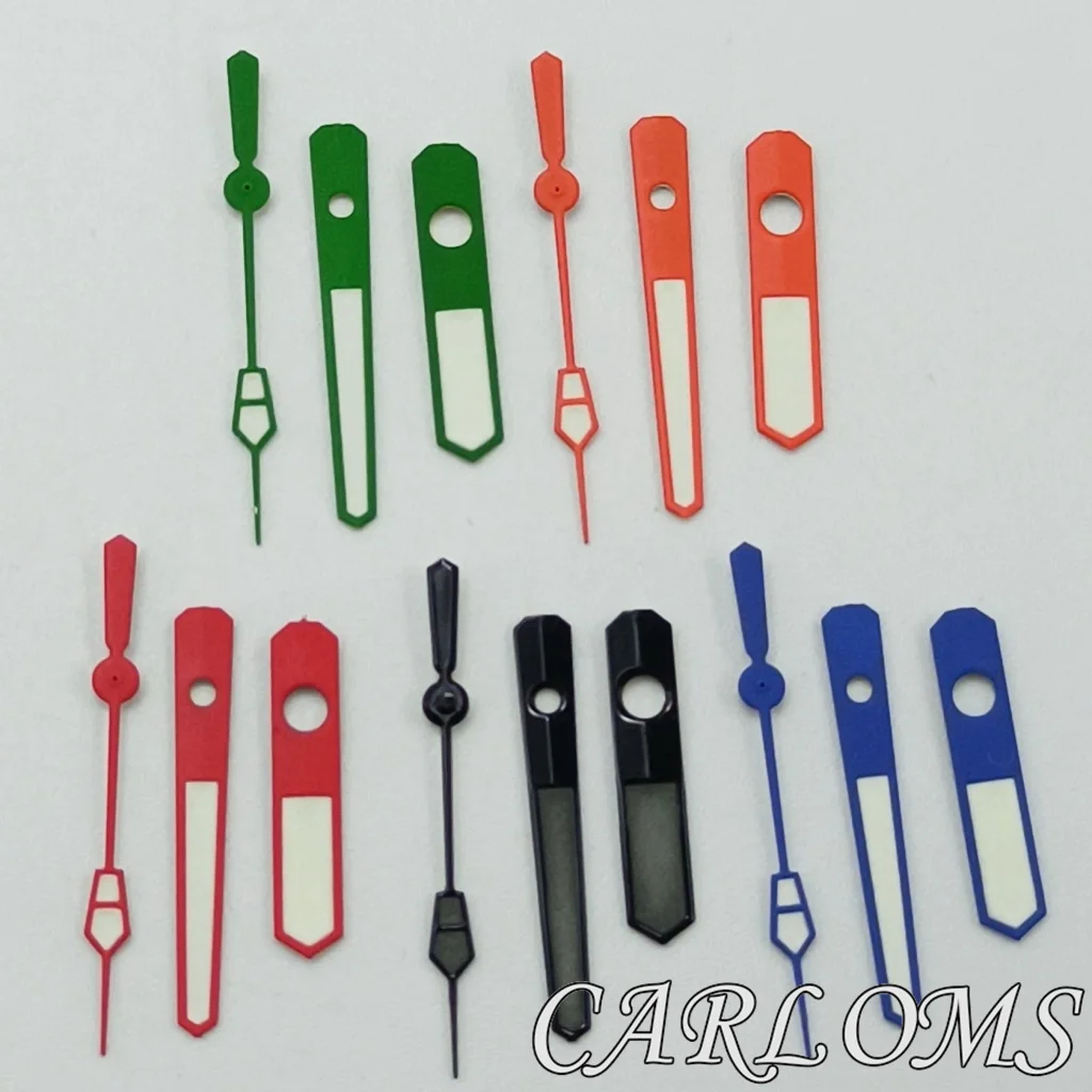 Manecillas-luminosas-para-reloj-accesorio-de-color-negro-gris-naranja ...