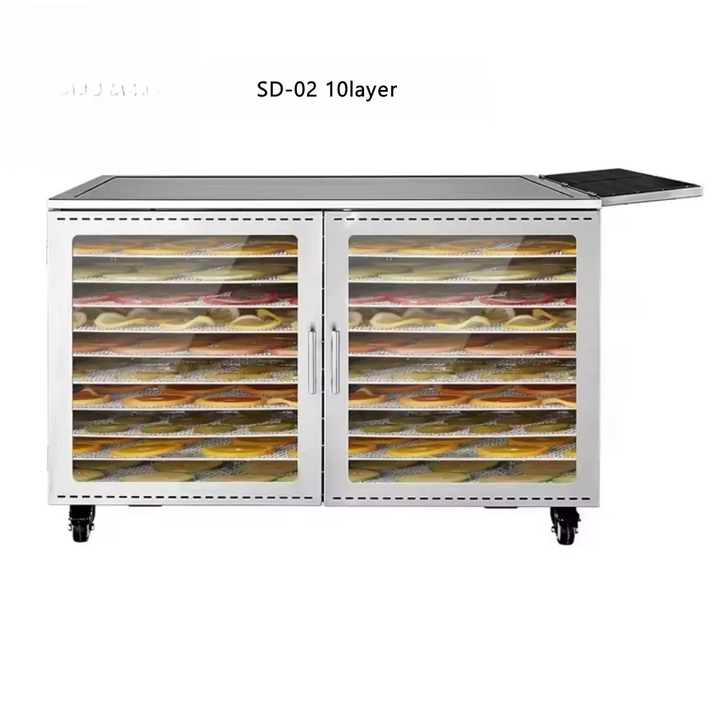 Large Capacity Vegetable Fruit Seafood Grain Herb Fish Solar Dehydrator ...