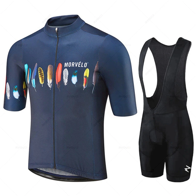 2023-Morvelo-Cycling-Jersey-Sets-Mens-Bicycle-Clothing-Summer-Short-Sleeve-Quick-dry-MTB-Bike ...