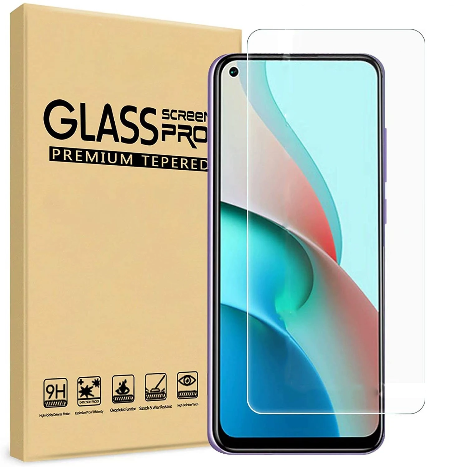 Protective Tempered Glass for Xiaomi Redmi Note 9 Pro 9S 8 8T 9T Max ...