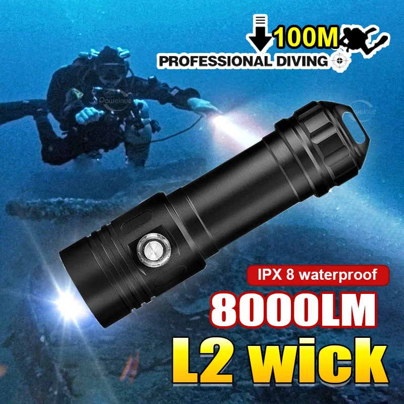 Portable-Professional-Led-Diving-Flashlight-Super-Bright-Spotlight ...