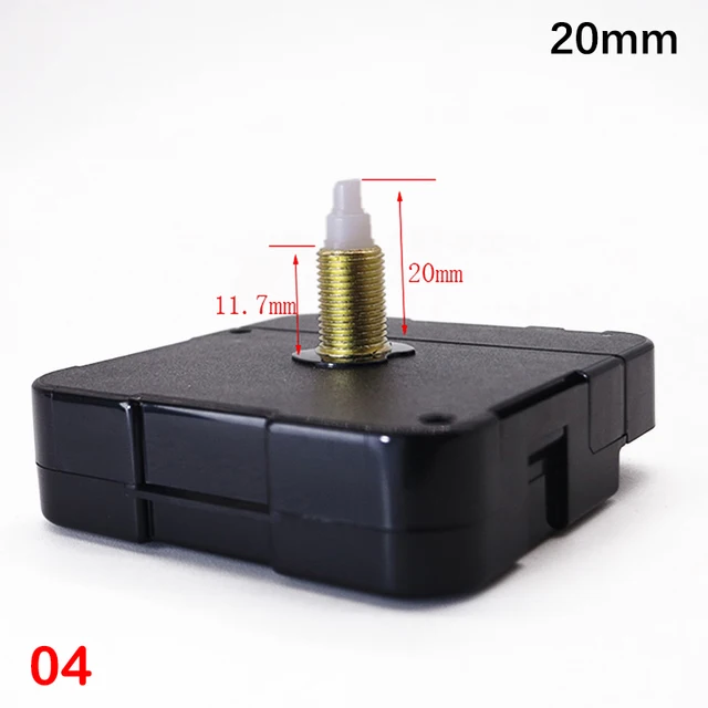 Long Shaft Length Wall Clock Movement Silent Diy Quartz Clocks ...