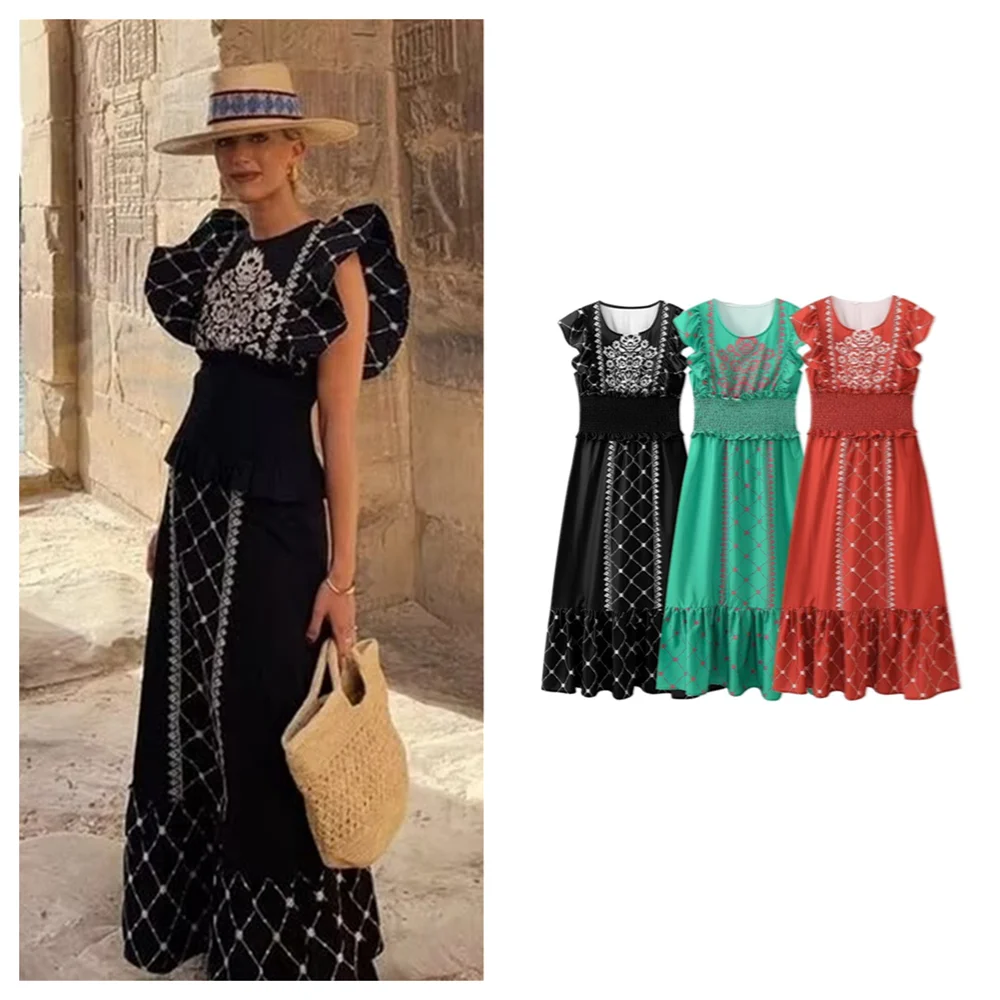 PB-ZA-vestido-ajustado-con-estampado-vers-til-para-mujer-vestido ...