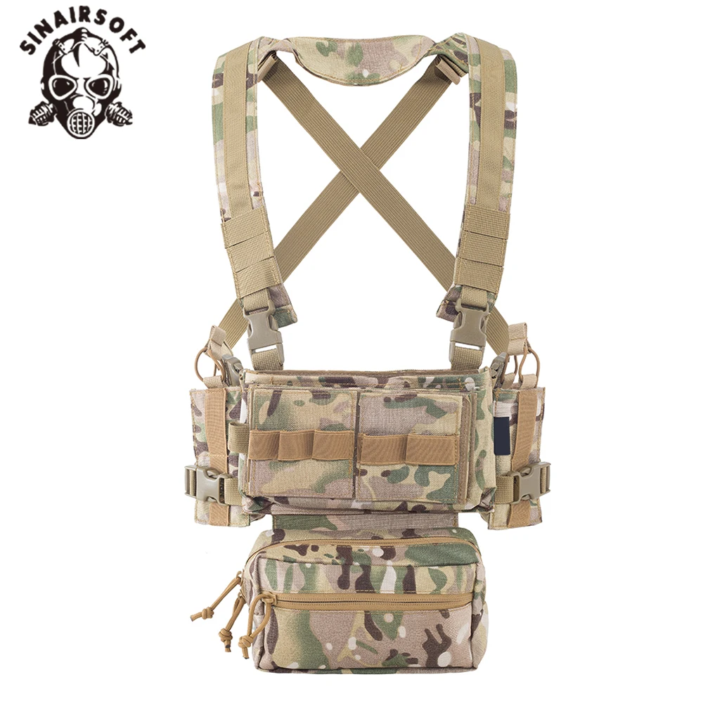 Tactical-MK3-Chest-Rig-Micro-Chassis-SACK-Pouch-H-Harness-M4-AK ...