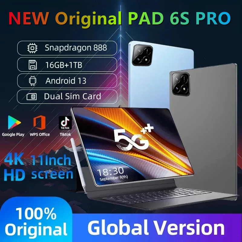 Tableta-Pad-6S-Pro-versi-n-Global-Tablet-Original-de-11-pulgadas-HD-4K ...