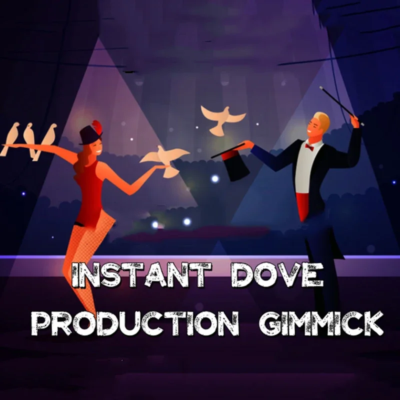 Instant Dove Production Gimmick By J.C Stage Magic Tricks Professional ...