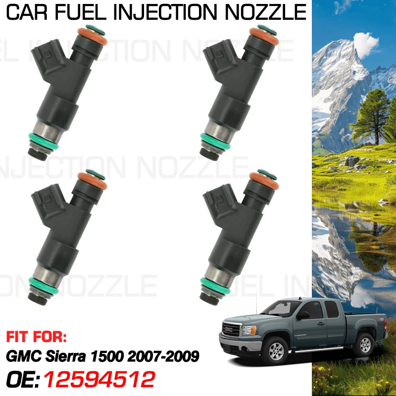 for-GMC-Sierra-1500-2007-2009-Accessories-Car-Fuel-Injectors-Nozzle ...
