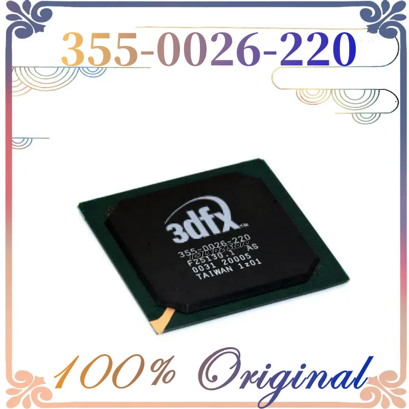 Tablet original em estoque, 3DFX-355-0026-220, 355-0026-220, BGA 3DFX VSA100 VOODOO4, 355-0026 ...