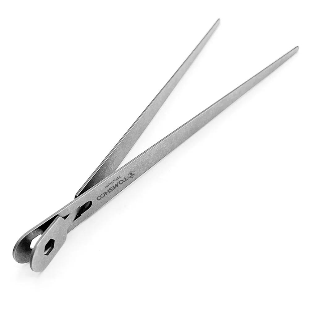 Tomshoo-Titanium-Food-Tongs-Versatile-Barbecue-Tools-Camping-Tongs ...