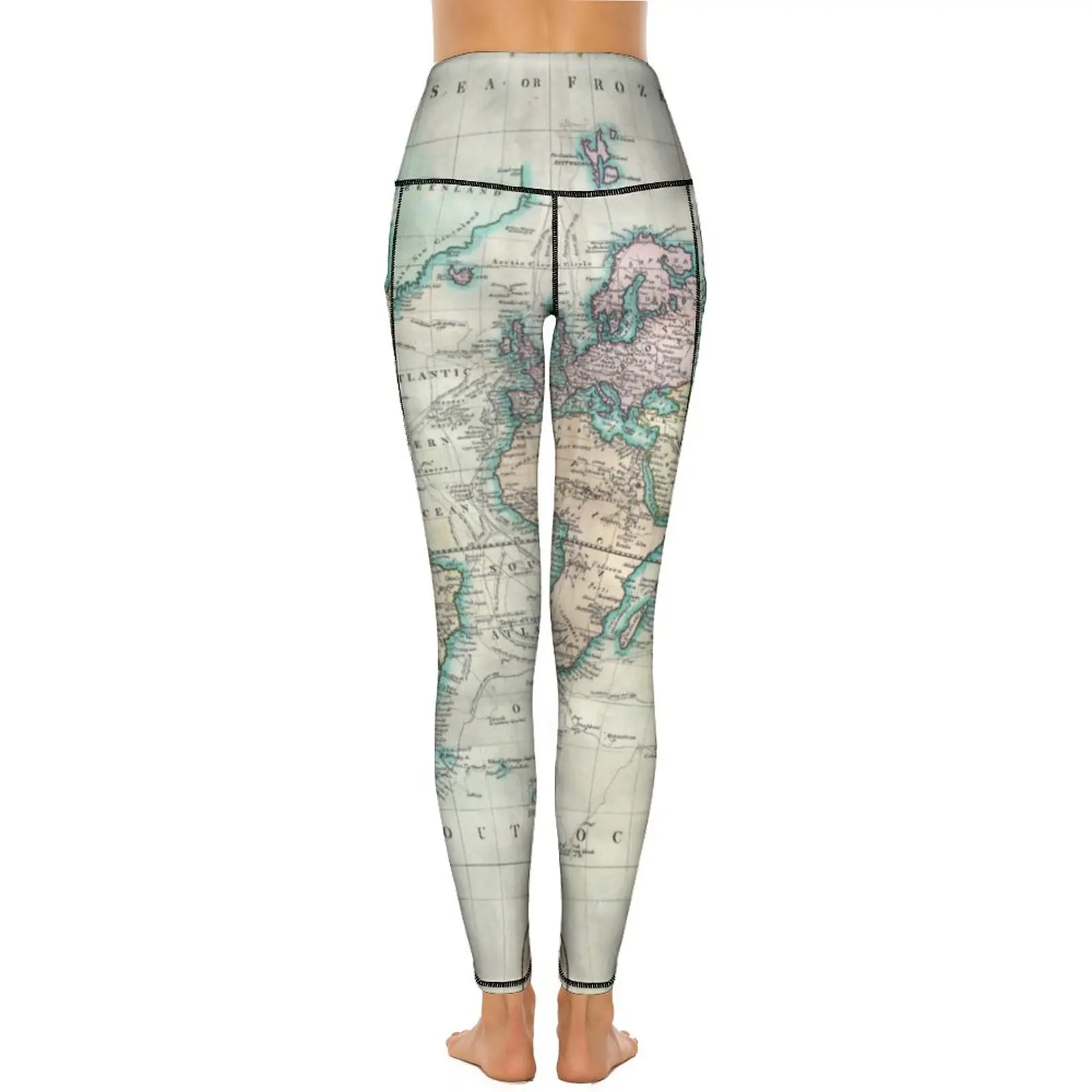 World Map Leggings