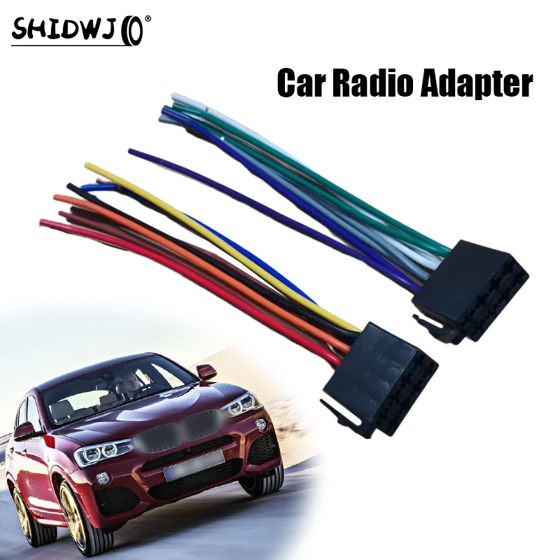 Car Universal Adapters Wire Harness Adapter Female ISO Wiring Harness ...