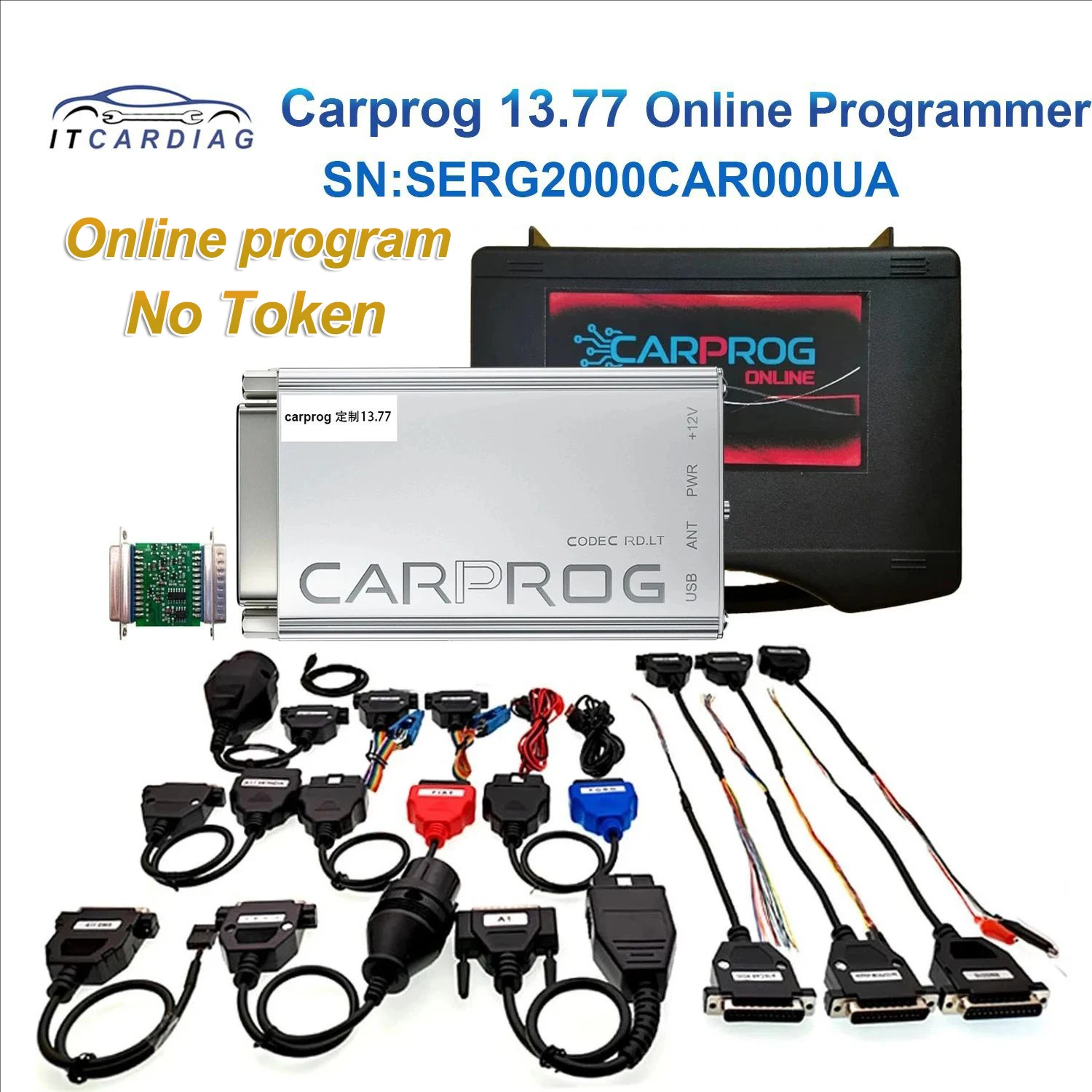 Carprog en línea 13,77 SERG2000CAR000UA adaptador completo sin llave ...