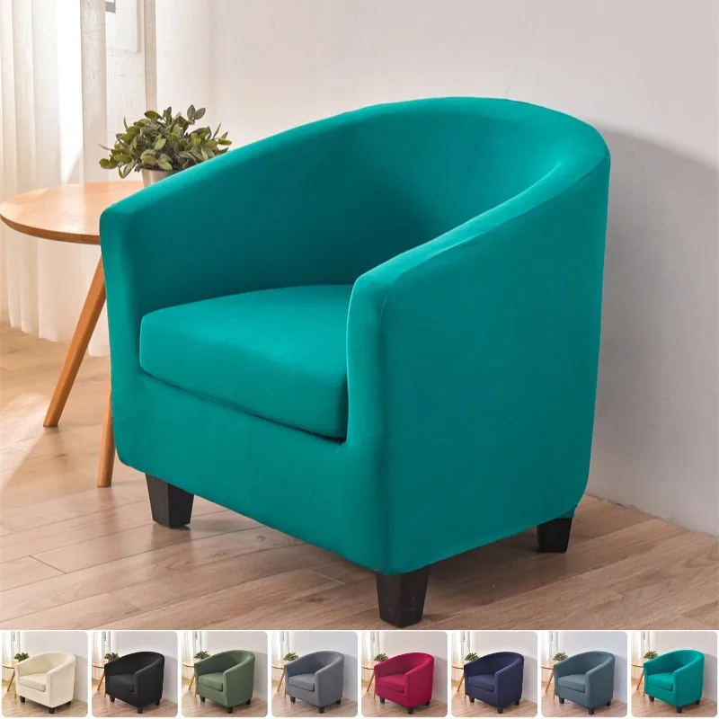 1pc-Stretch-Chair-Cover-Solid-Color-Four-Seasons-Universal-Armchair ...