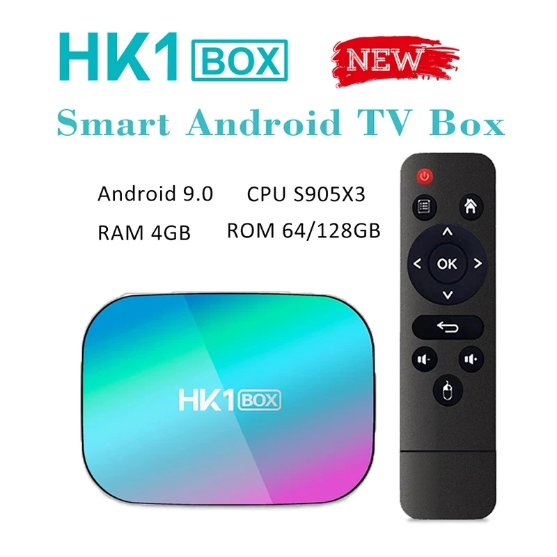 Dispositivo-de-TV-inteligente-HK1-BOX-decodificador-con-S905X3-Amlogic-4G-64G-1000G-4K-HD ...